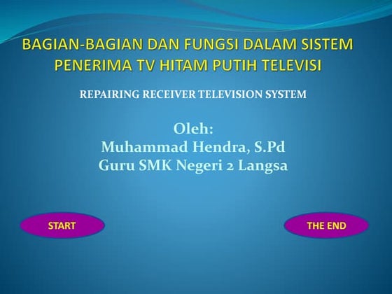 Macam macam penerima televisi | PPT