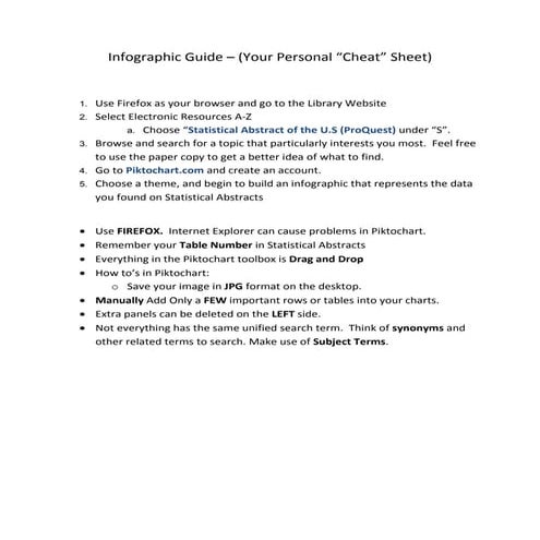 Bagley: Infographic Guide - Your Personal Cheat Sheet | PDF