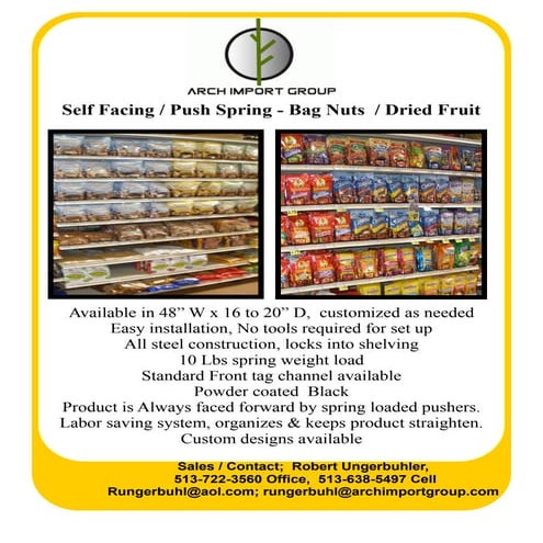 Bag nuts spring load pushers | PDF