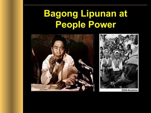 Panahon ng bagong lipunan | PPTX