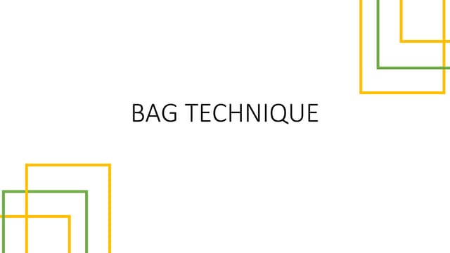 bag technique .pptx