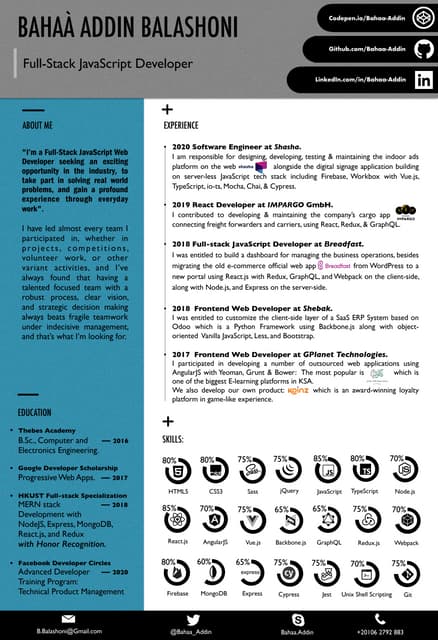 Resume of Alexander Villela | DOC | Web Development | Internet