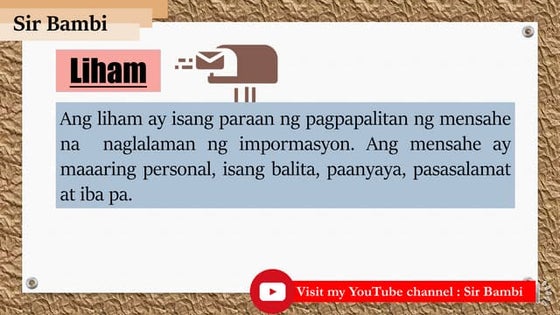 Pangawing || Pangawil | PPTX