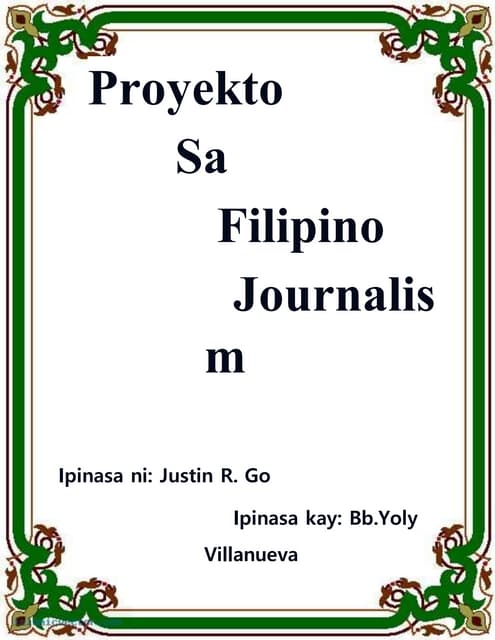 Parts of the newspaper | PDF