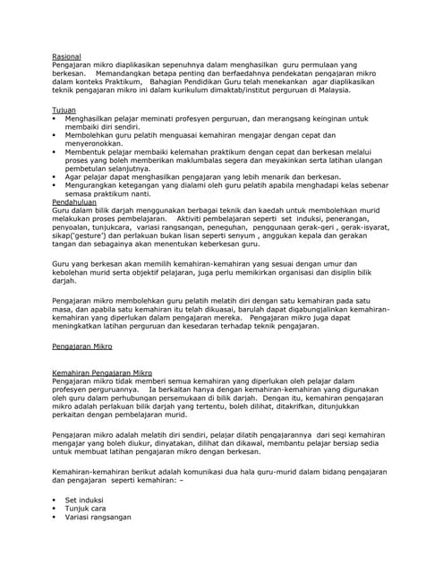 kemahiran variasi rangsangan | PDF