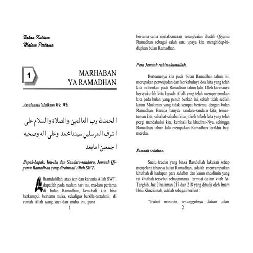 Bahan kultum-ramadhan | PDF