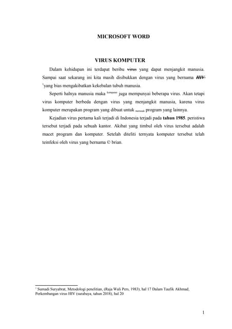 Latihan praktek ms. word | PDF