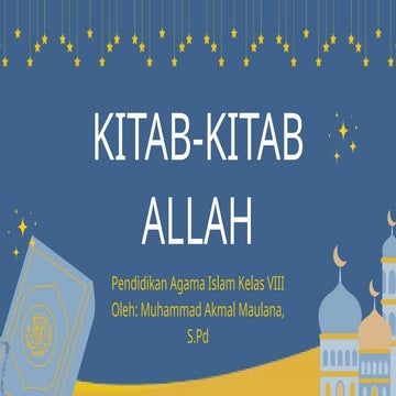 Bahan Ajar PAI 8 BAB 2 iman kepada kitab Allah.pptx