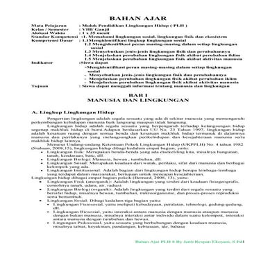 Bahan ajar plh 8 | PDF