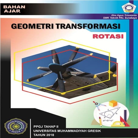 Bahan ajar rotasi geometri transformasi | PDF