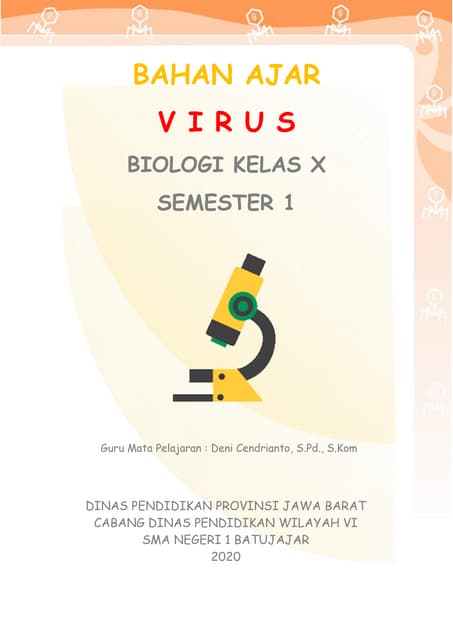 MODUL pembelajaran materi VIRUS kelas x sma.DOCX