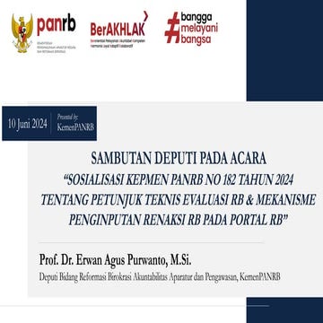 Bahan Deputi Sosialisasi Kepmen 182 Tahun 2024 Pdf