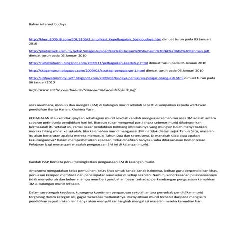 Bahan Internet Budaya | PDF