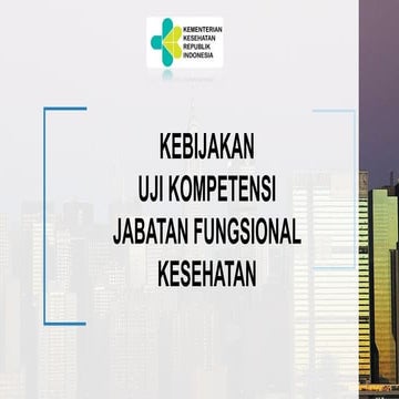 #1 Bahan Sosialisasi Ukom CAT untuk JF Nakes | PDF