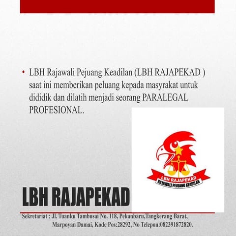 Bantuan Hukum Pengadaan Barang Dan Jasa | PPT