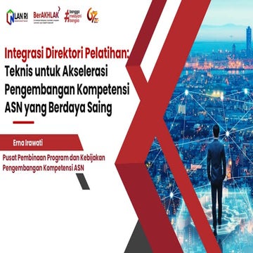 Integrasi Direktori Pelatihan Teknis untuk Akselerasi Pengembangan ...
