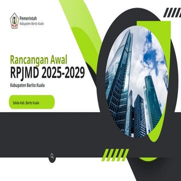 Bahan Rancangan Awal Musrenbang RPJMD Batola | PPTX