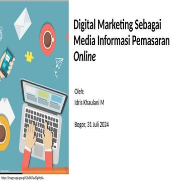Bahan Presentasi Digital Marketing Sebagai Media Informasi Pemasaran ...