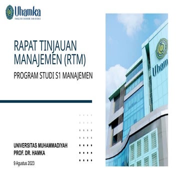 Bahan RTM Prodi Manajemen 2023 kkkkkkkkkkk | PPT