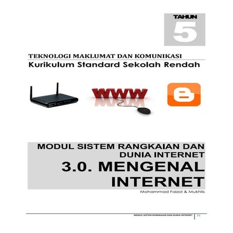 TMK Tahun 5 - Modul Sistem Rangkaian dan Dunia Internet bhg 7 | PDF