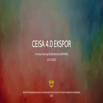 Bahan Sosialisasi GAPKINDO CEISA 4.0 Ekspor.pdf