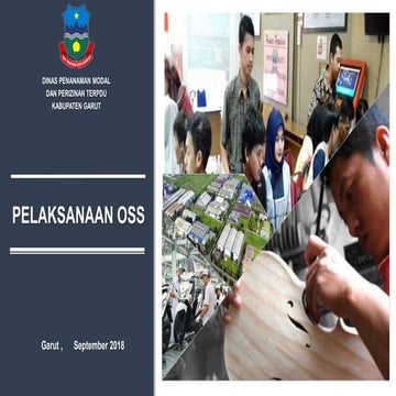 Perizinan Berusaha di Indonesia Melalui OSS | PPTX