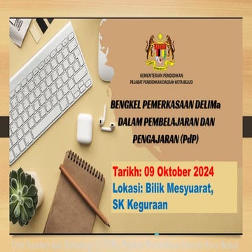 BAHAN TAKLIMAT DELIMA UNTUK GURU ICT DI SEKOLAH RENDAH DAN SEKOLAH MENENGAH | PPTX
