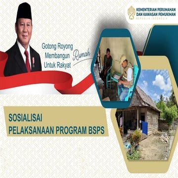 Modul Pelaksanaan BSPS Kementerian Perumahan dan Kawasan Permukiman | PDF