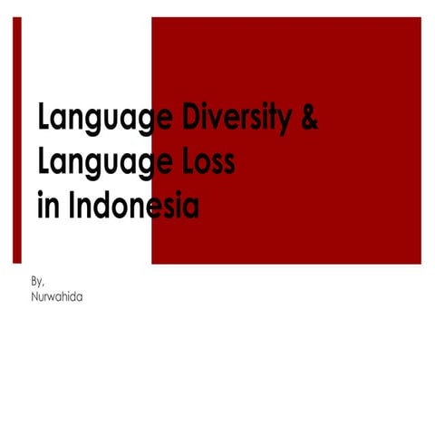 Indonesian Language and Language Loss.pptx