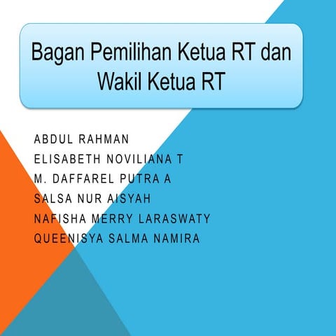 Bahasa indonesia kelompok 6 x iis 2 Bagan RT dan Teks Drama | PPTX