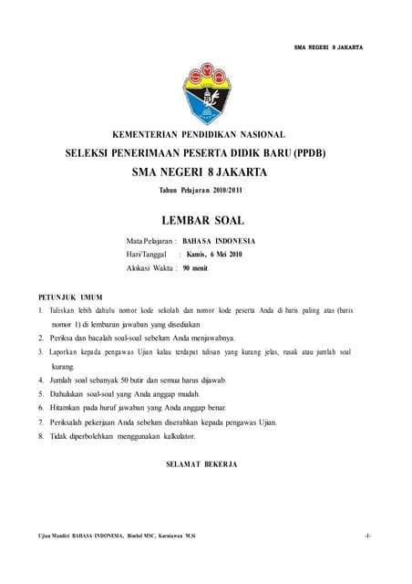 Penilaian Sumatif Bahasa Melayu Tahun 6 | PDF