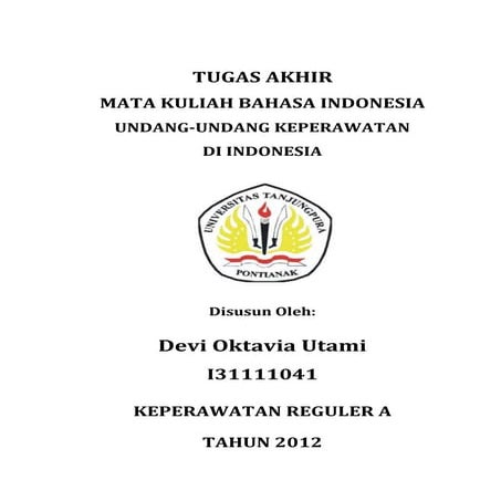 Bahasa indonesia uu perawat | PDF