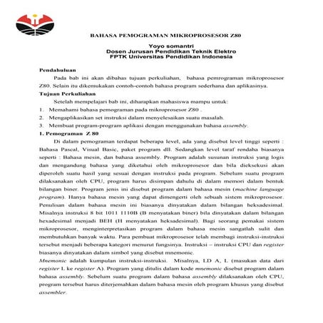 Bahasa pemograman | PDF