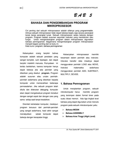Bahasa pemrograman | PPTX
