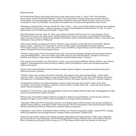 Bahasa rojak | PDF