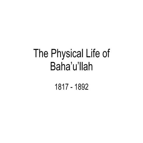 Bahaullah | PPS