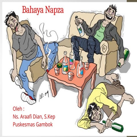 Bahaya Narkotika psikotropika dan zat adiktif lainnya | PPTX