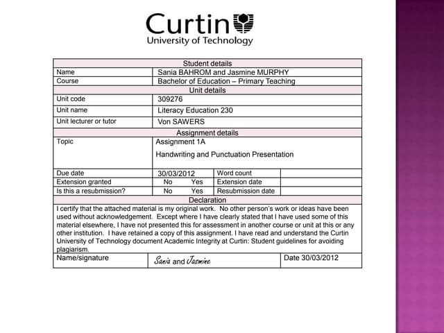 Cursive Handwriting Introduction | PPT