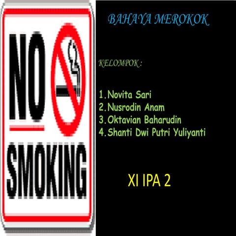 Bahaya rokok | PPTX