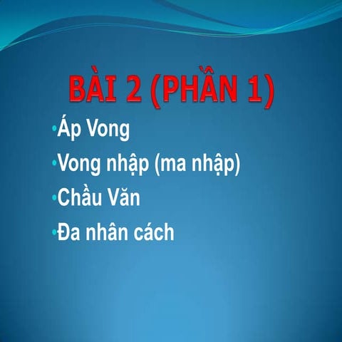 Bai 2 | PPT
