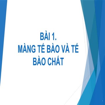 Bai 1. Mang te bao va te bao chat 1.pptx