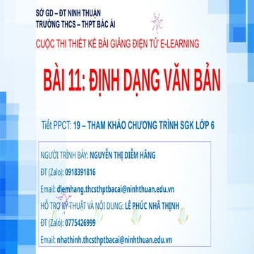 BAI11_DINH DANG VAN BAN KHOI LOP 6.pptx
