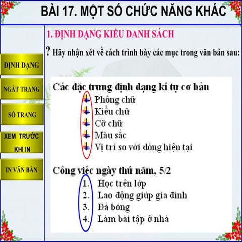 Bai 17 mot so chuc nang khac | PPT