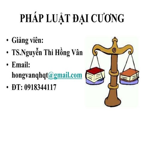Phap luat dai cuong bai 1 nhung van de co ban ve nha nuoc | PPTX