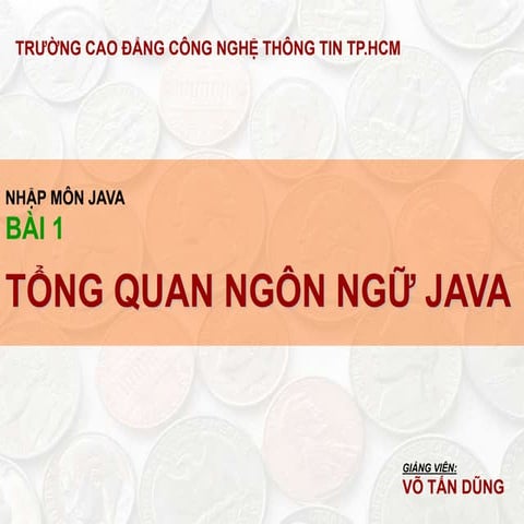 Bài giảng lập trình Java cơ bản - Java Programming | PPT