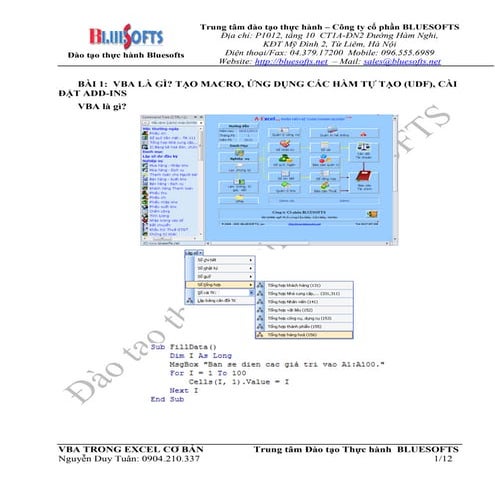 Bai 1 vba_la_gi_macro_hoc_vba_trong_excel_co_ban_nguyen_duy_tuan | PDF