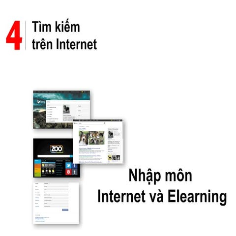 Nhập môn Internet và Elearning Bai4: Tìm kiếm trên Internet | PDF