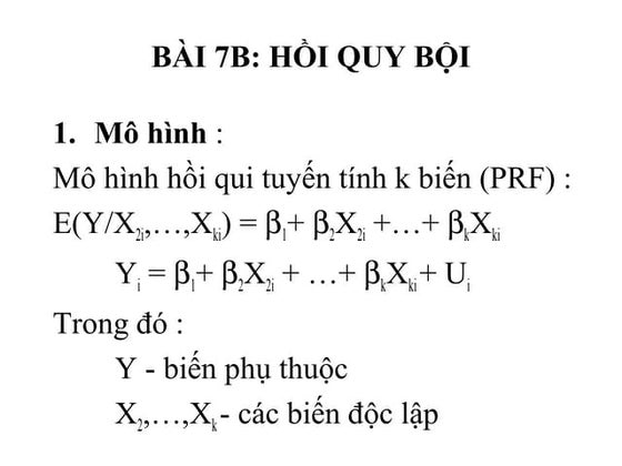 Tổng kết công thức kinh tế lượng ( kinh te luong) | PDF