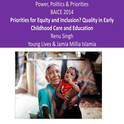 Priorities for Equity and Inclusion? Quality in Early Childhood Care ...
