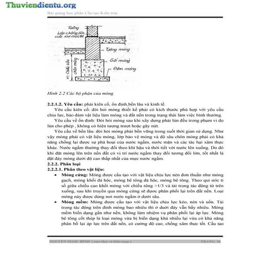 Bai giang cau tao kien truc23 | PDF